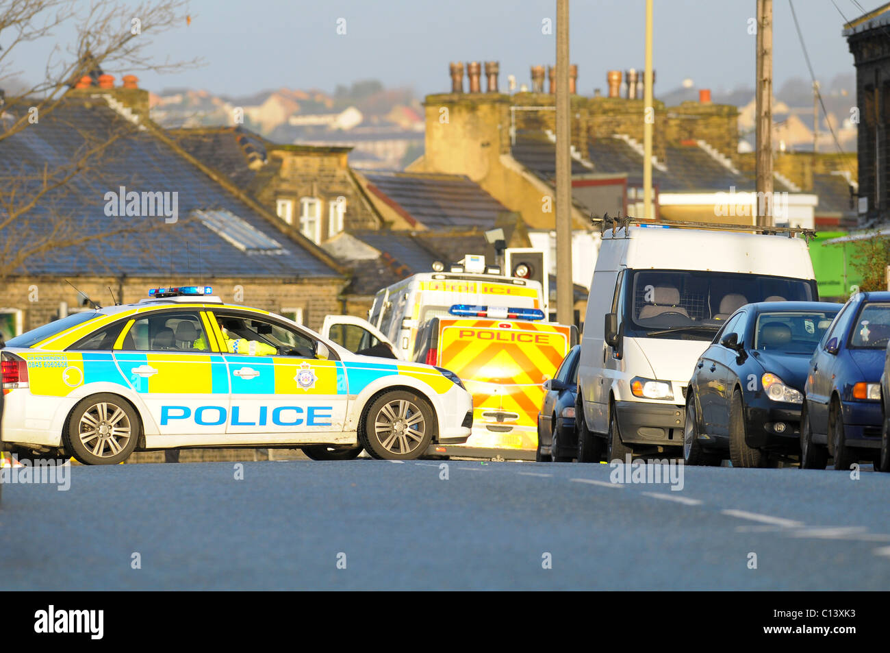 Armed stand off with the police Stock Photo - Alamy