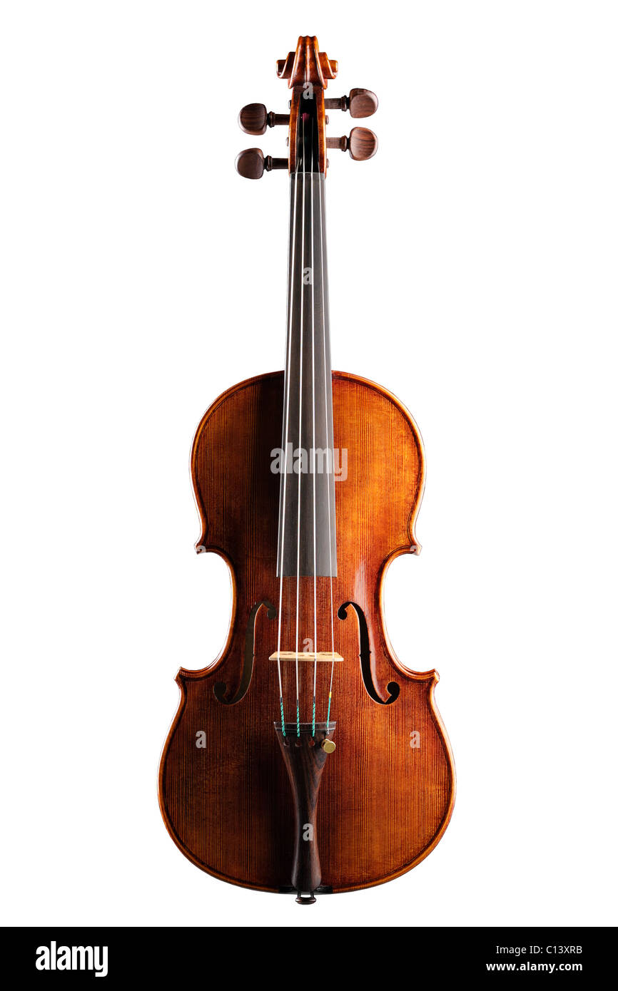 Classical violin - isolated Stock Photo - Alamy
