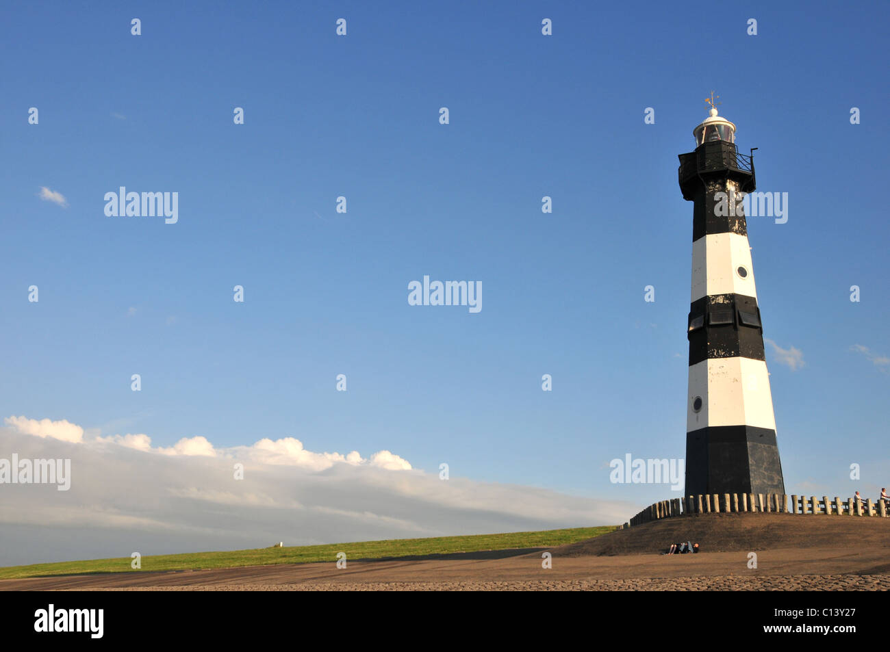 Lighthouse at Breskens, Zeeland, Netherlands Stock Photo - Alamy