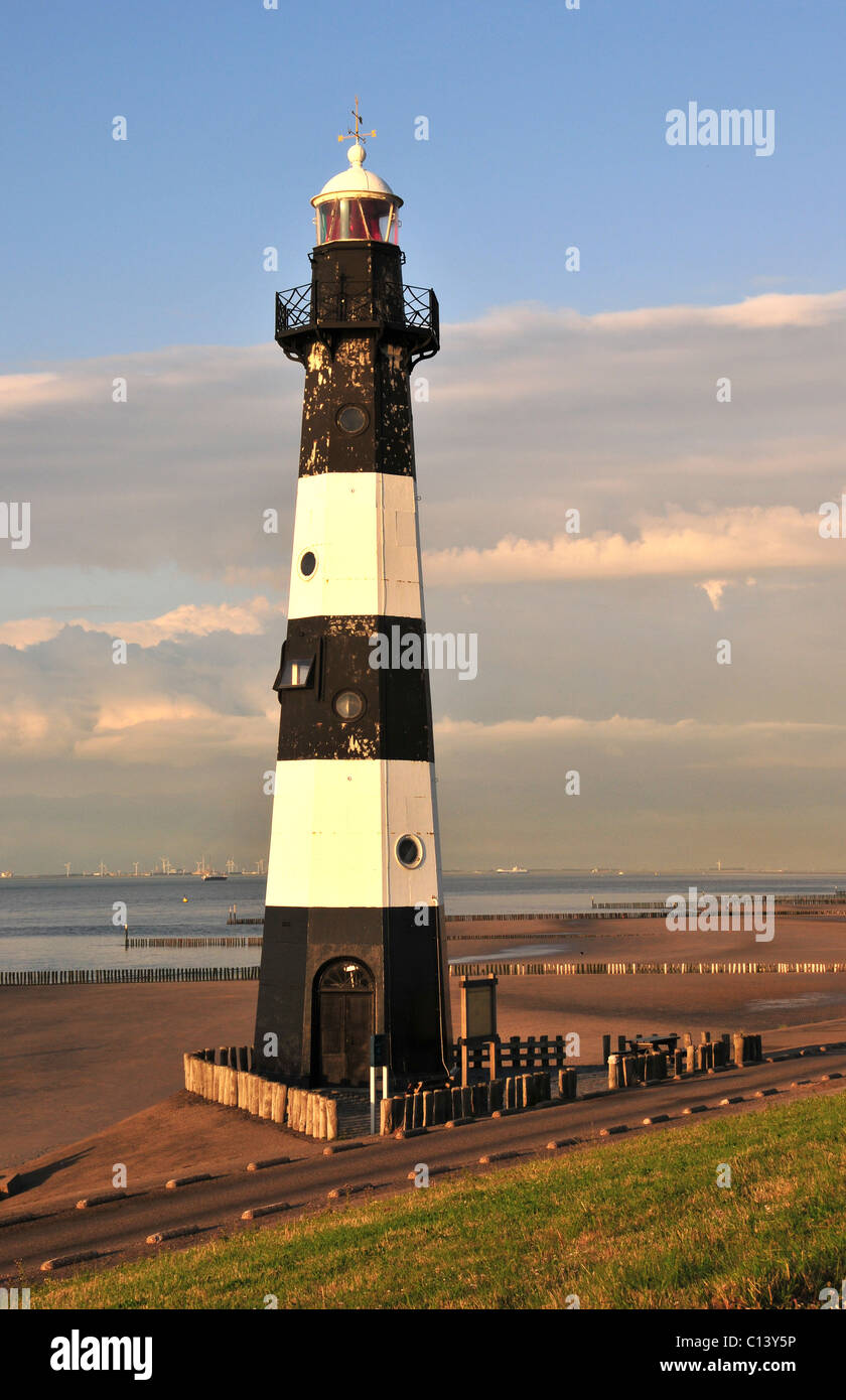 Lighthouse at Breskens, Zeeland, Netherlands Stock Photo - Alamy