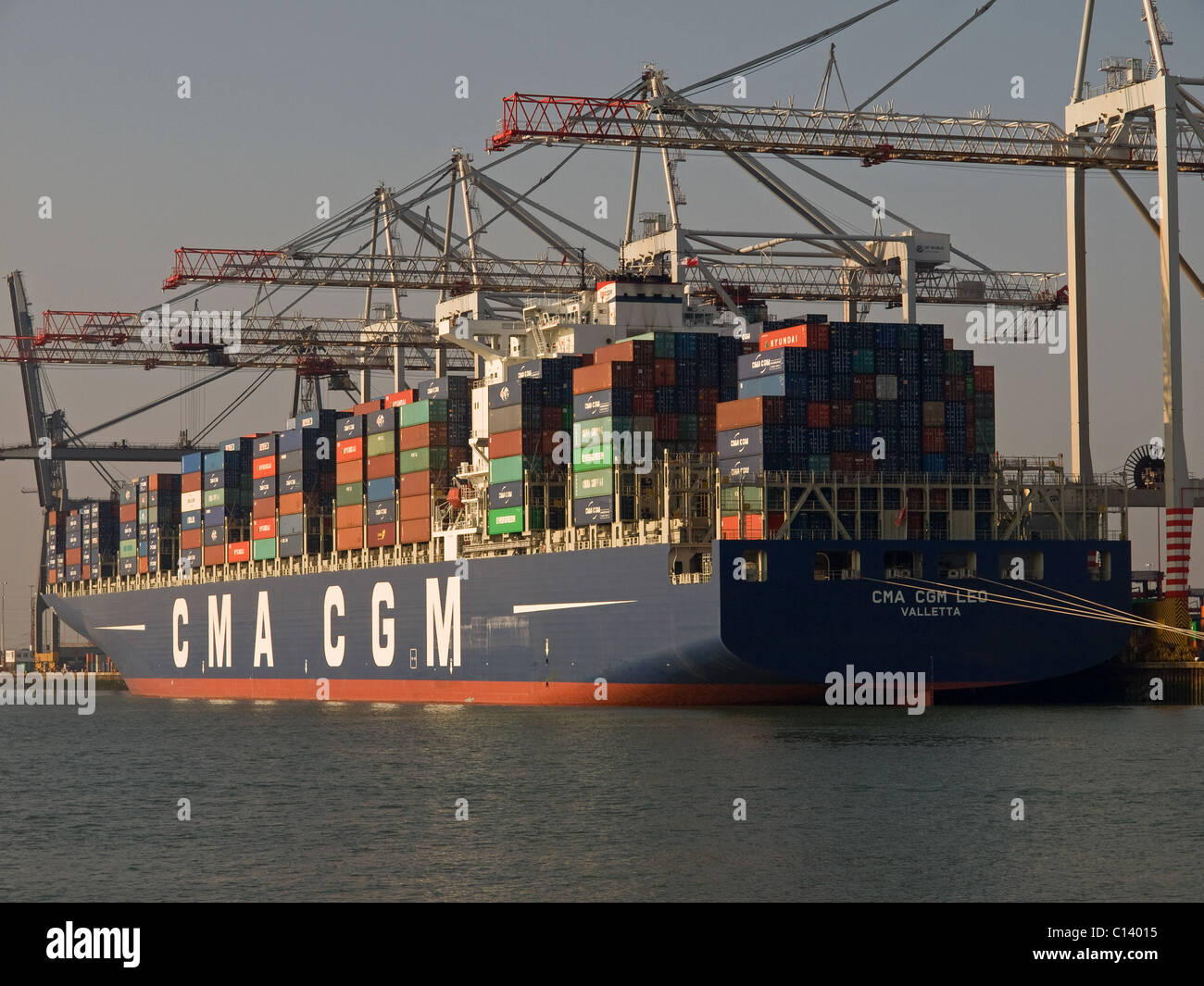 Cma cgm containers container terminal port hi-res stock photography and ...