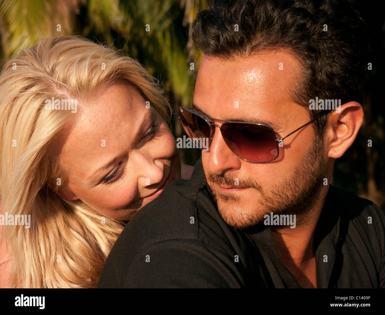 A woman and man Stock Photo - Alamy
