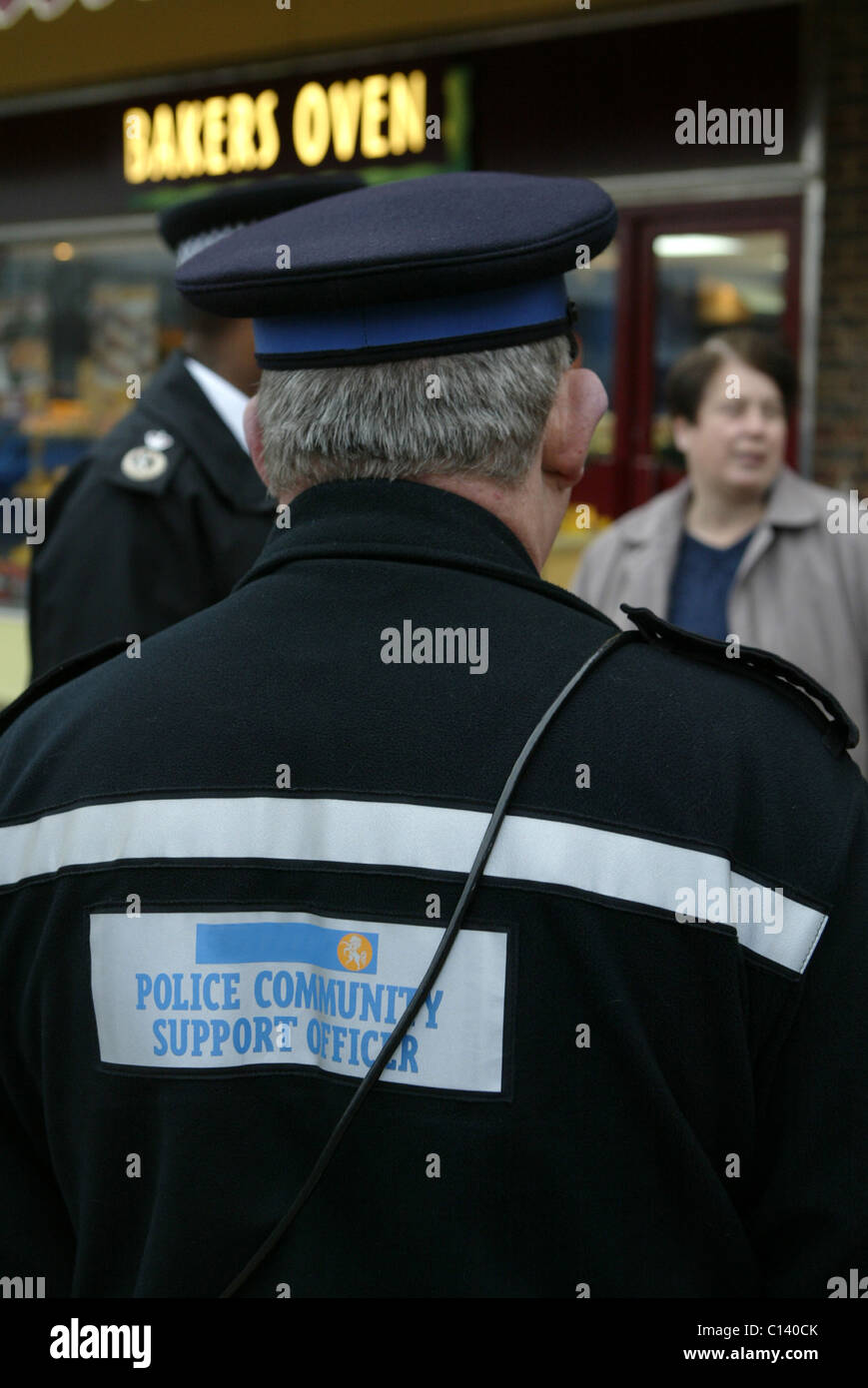 Police Community support officer in UK Stock Photo - Alamy