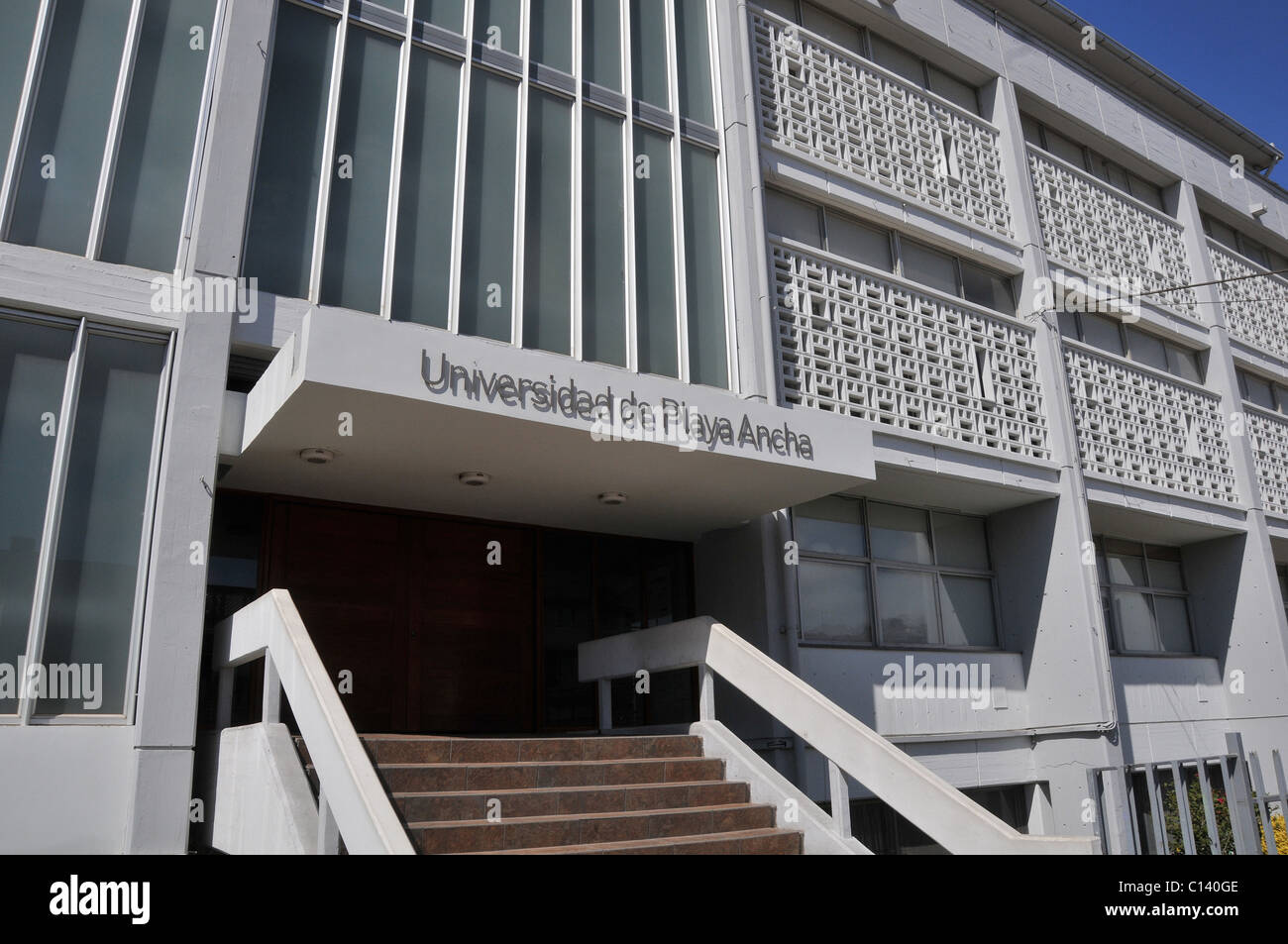 Playa Ancha university, Calle Playa Ancha, Valparaiso, Chile Stock ...