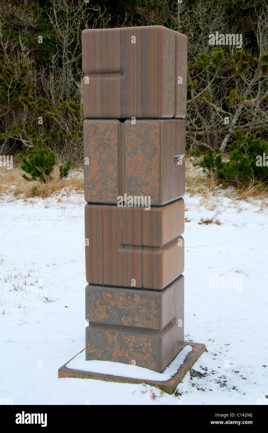 'The Four Seasons' by Henry H. Clyne, a sculpture in Dunnet Forest ...