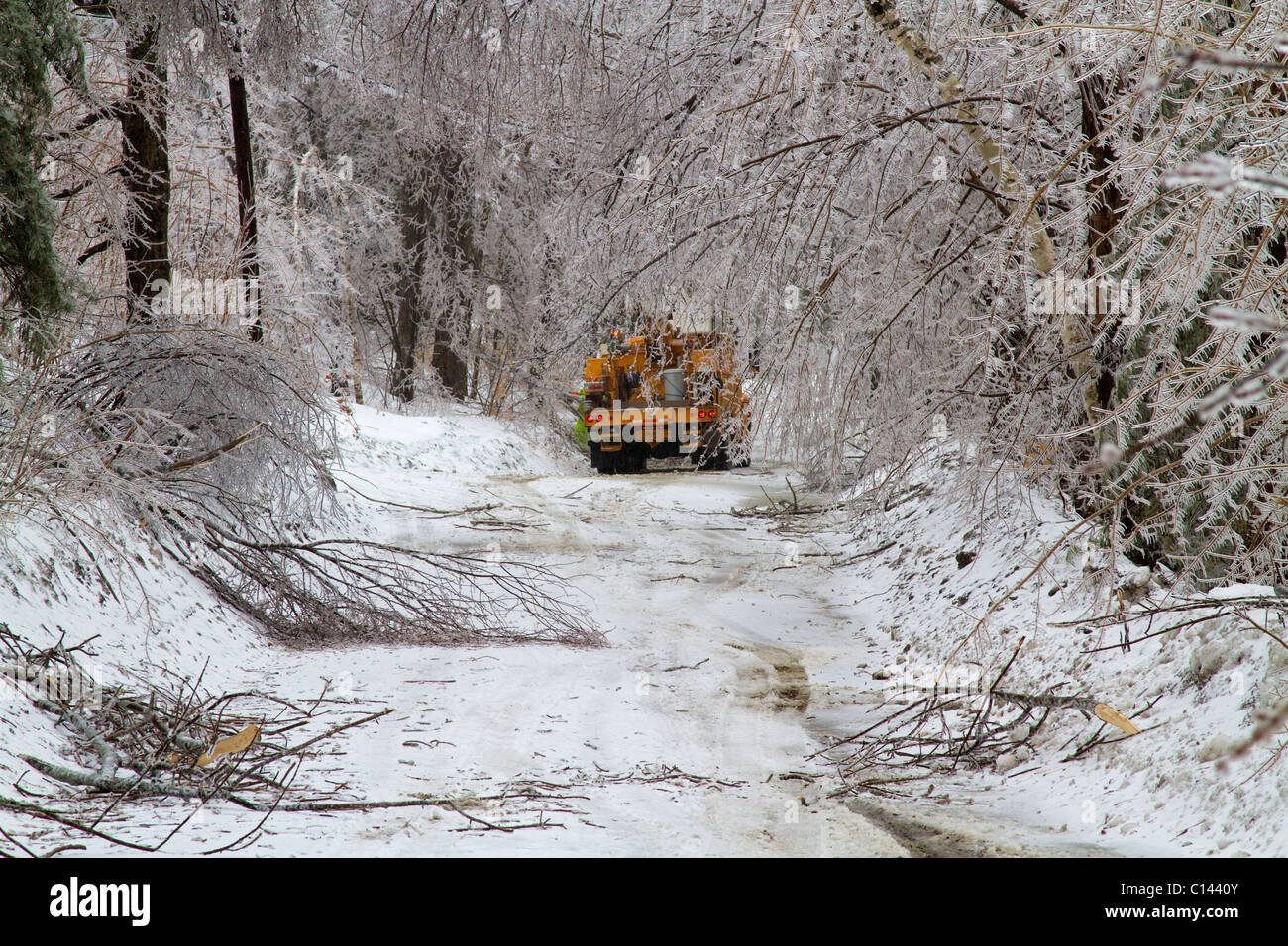Ice power outage hi-res stock photography and images - Alamy
