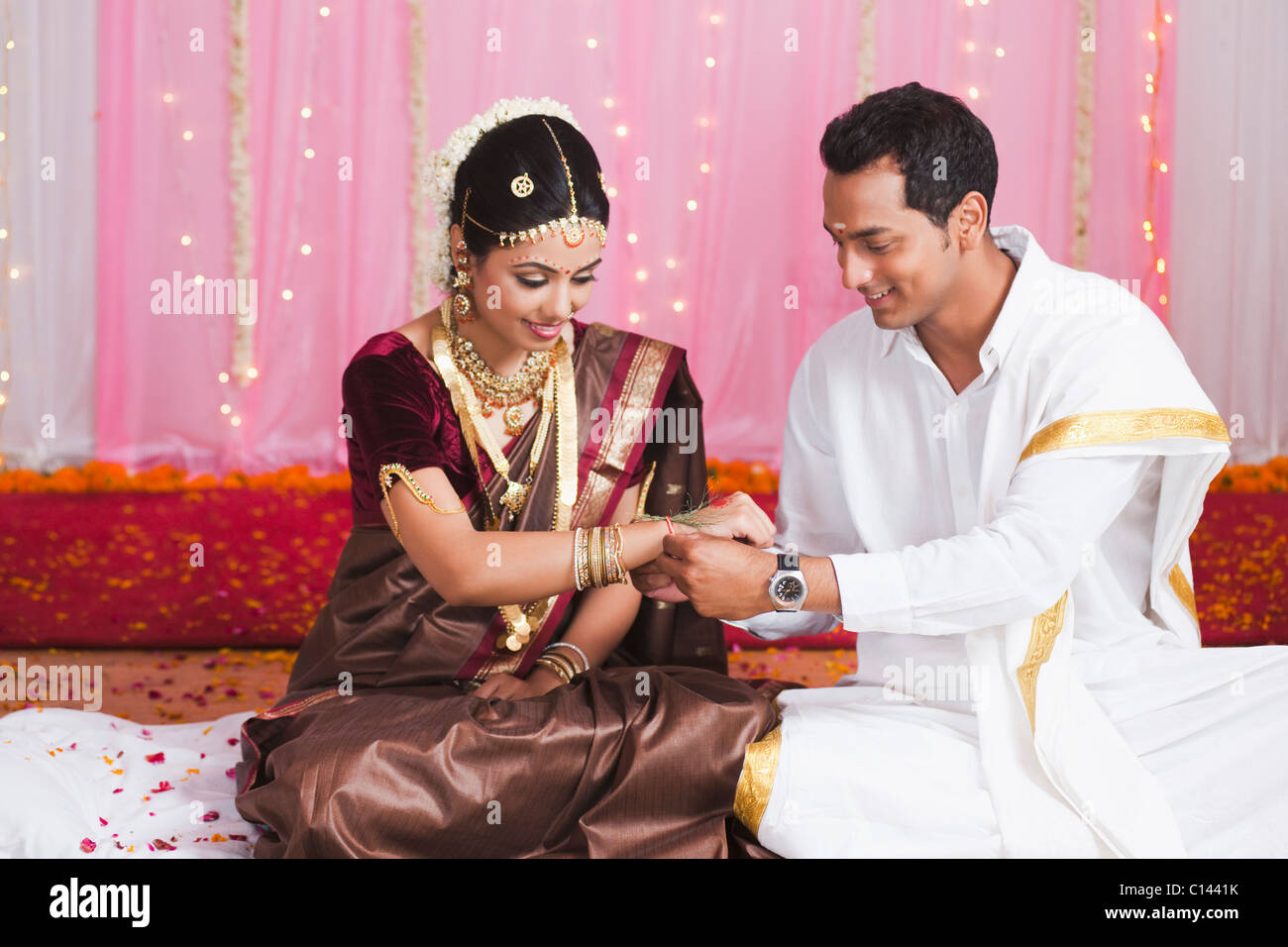 Indian thread ceremony hi-res stock photography and images - Alamy