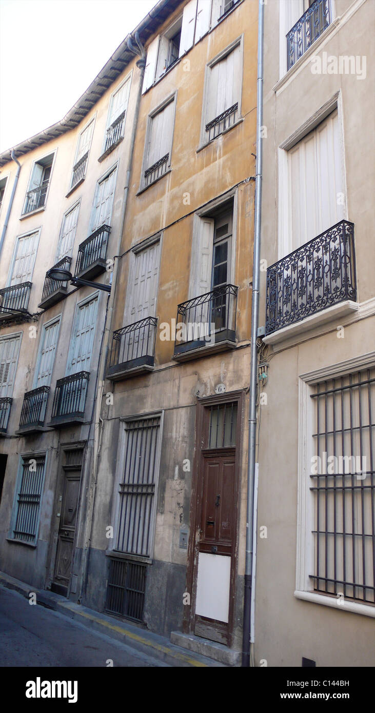 French door window shutter France Stock Photo - Alamy
