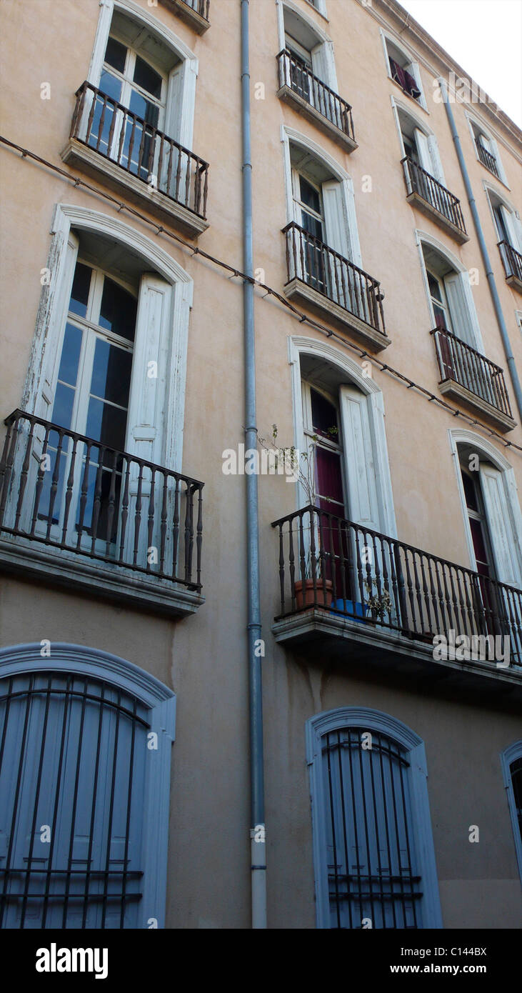 French door window shutter France Stock Photo - Alamy