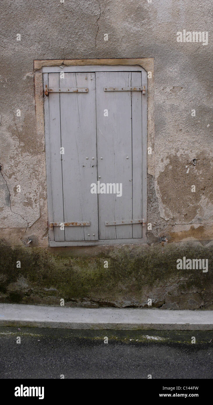 French door window shutter France Stock Photo - Alamy