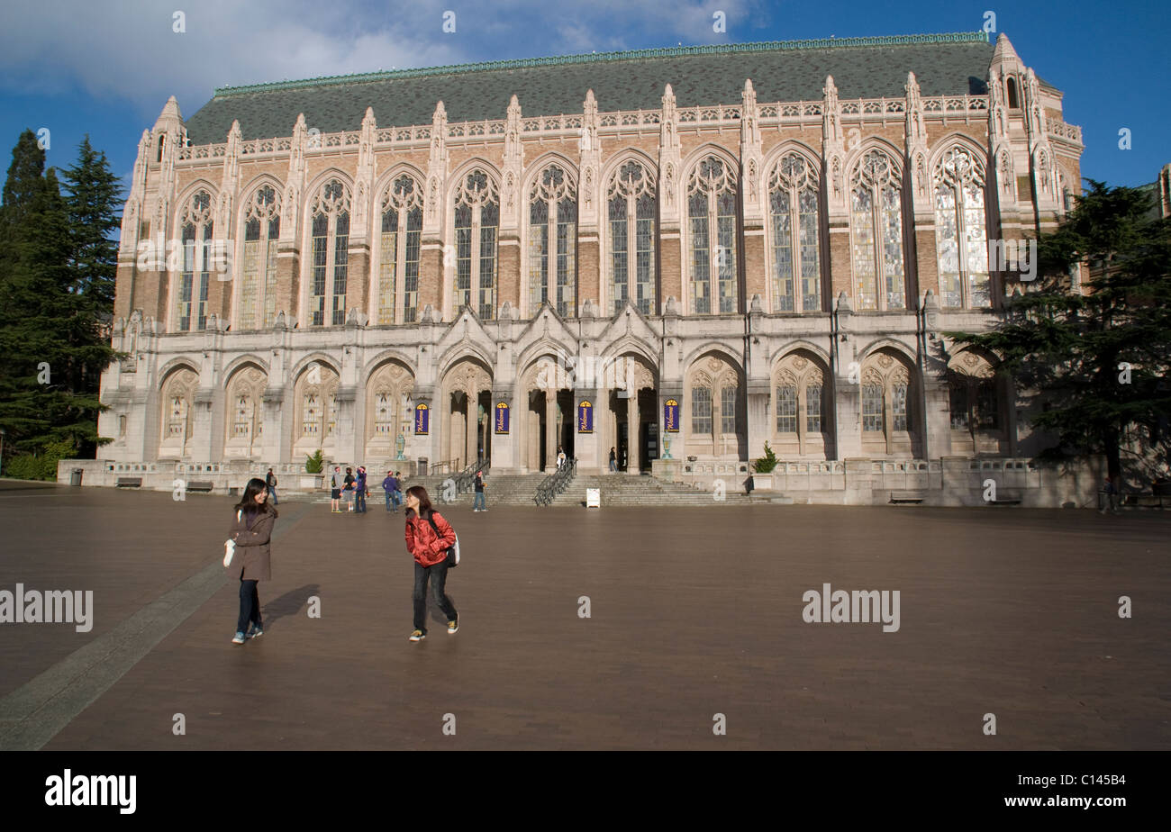Suzallo Library, University of Washing, Seattle, Washington Stock Photo ...