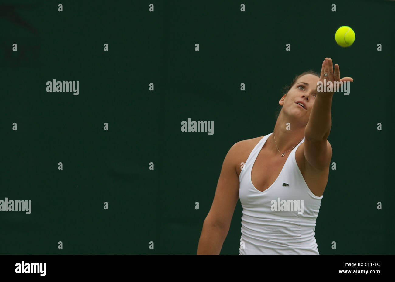 Jarmila Groth, Australia, in action at the All England Lawn Tennis ...