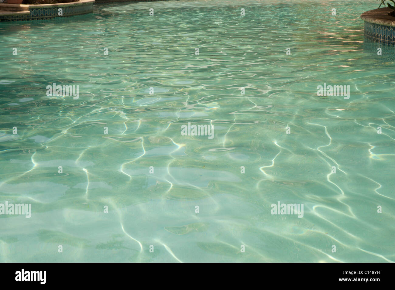 Swimming Pool reflection, Trinidad Stock Photo - Alamy