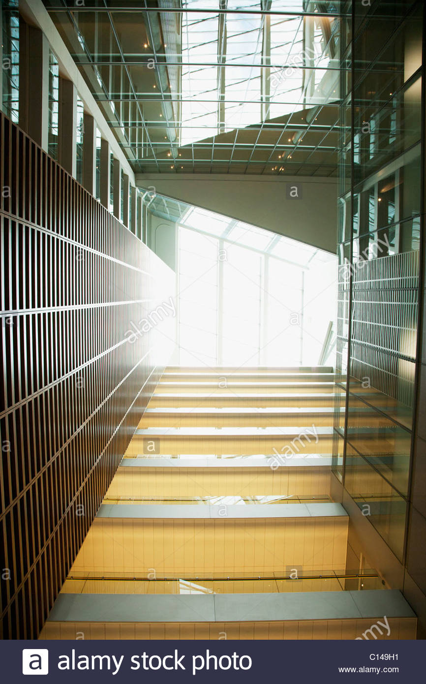 Office Building Glass Window Interior Stock Photos & Office Building ...