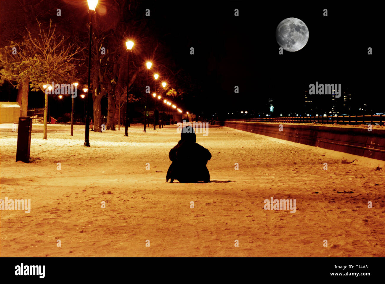 Moon long exposure hi-res stock photography and images - Alamy