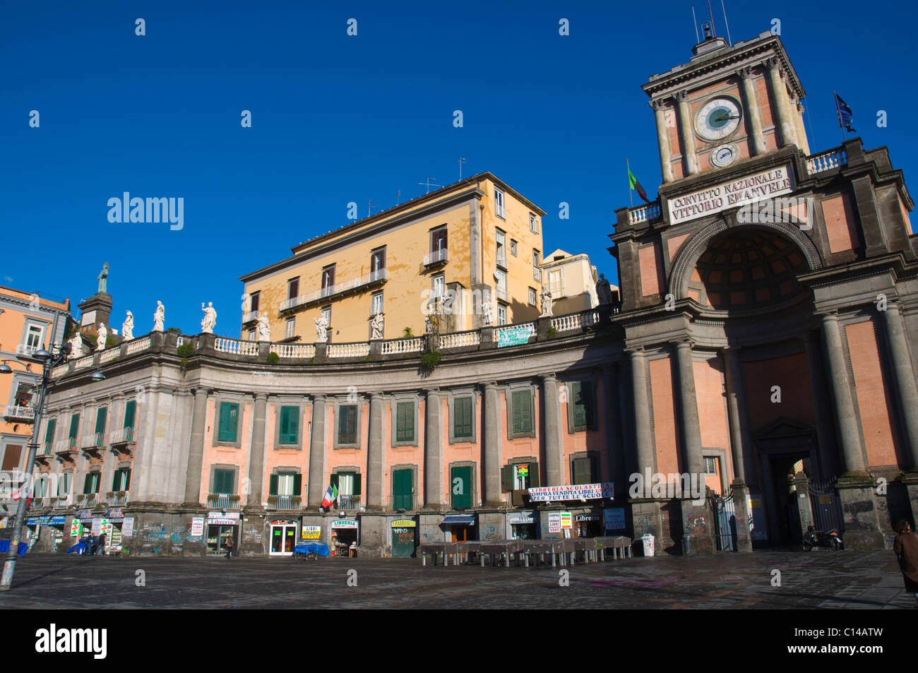 Piazza Dante square Naples Campania Italy Europe Stock Photo - Alamy