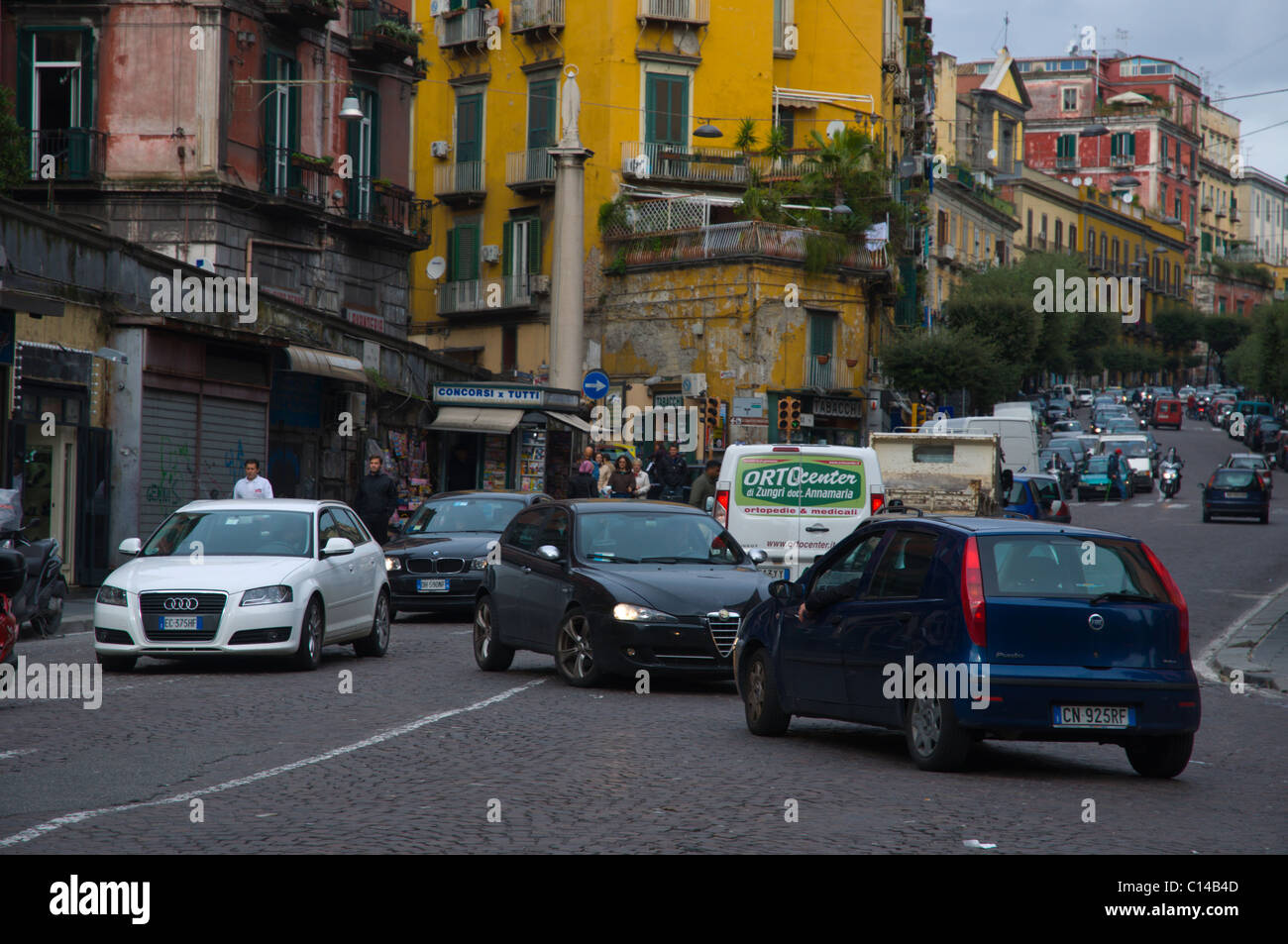 Traffic naples cars hi-res stock photography and images - Alamy