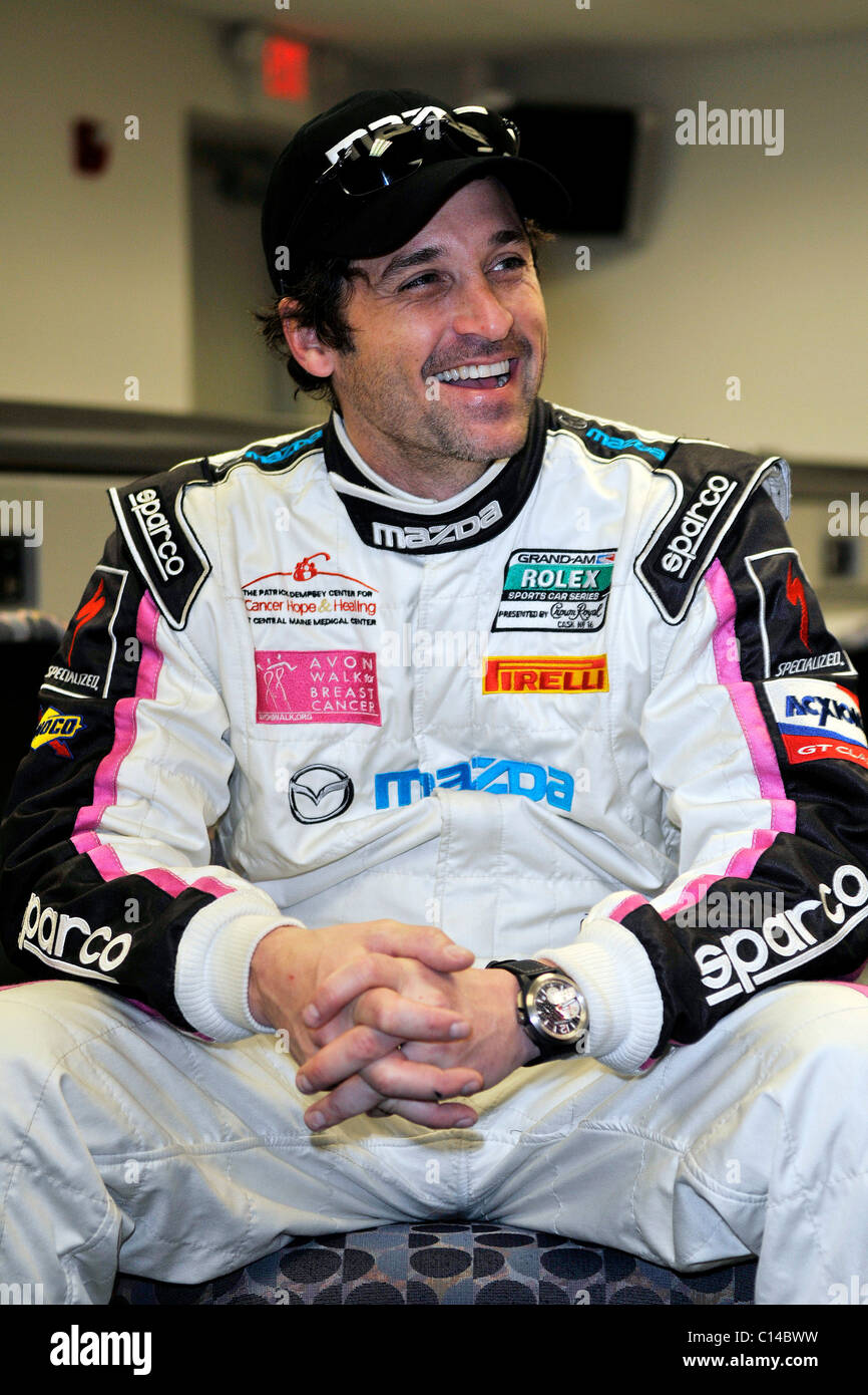 Patrick Dempsey takes part in the Rolex 24 hours of Daytona Auto Race ...