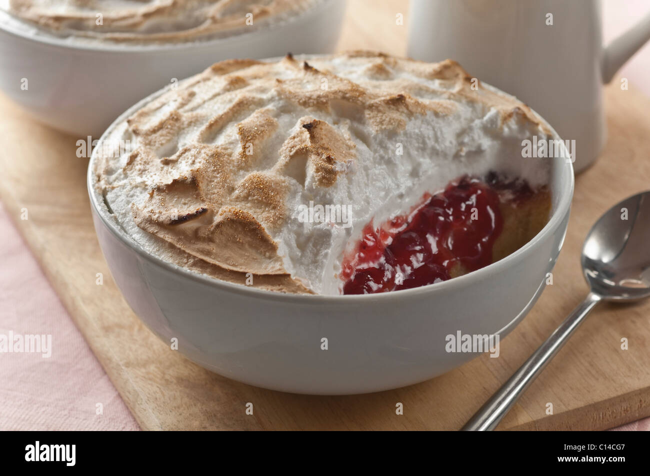 Queen of puddings Traditional dessert UK Stock Photo - Alamy