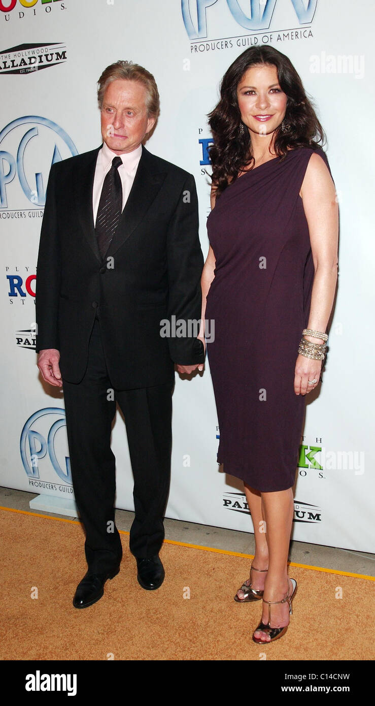 Michael Douglas, Catherine Zeta-Jones 20th Annual Producers Guild ...