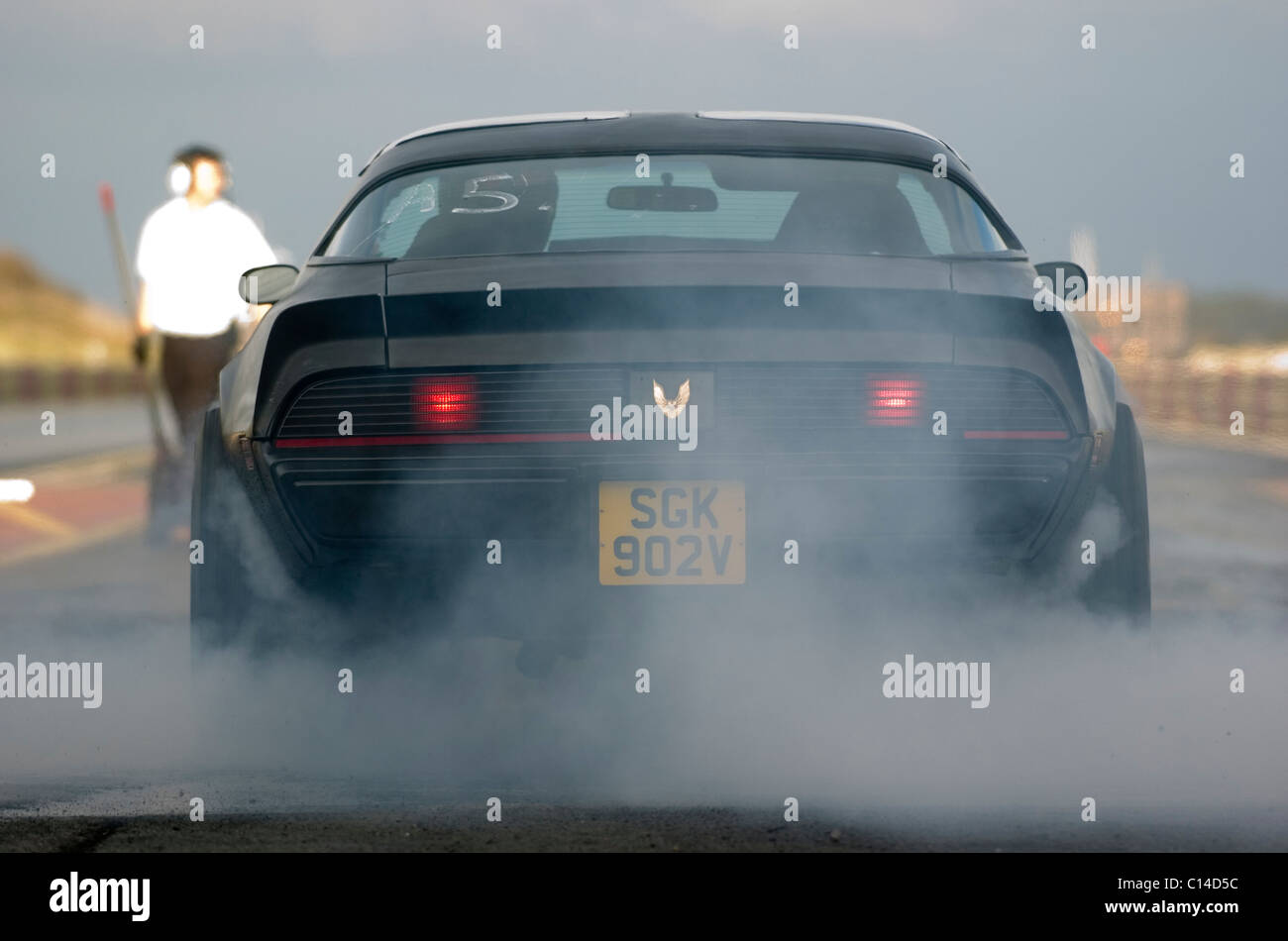 Pontiac Trans Am on the strip at Shakespeare County Raceway near ...