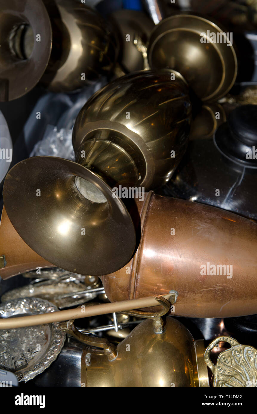 A box of scrap metal items Stock Photo - Alamy