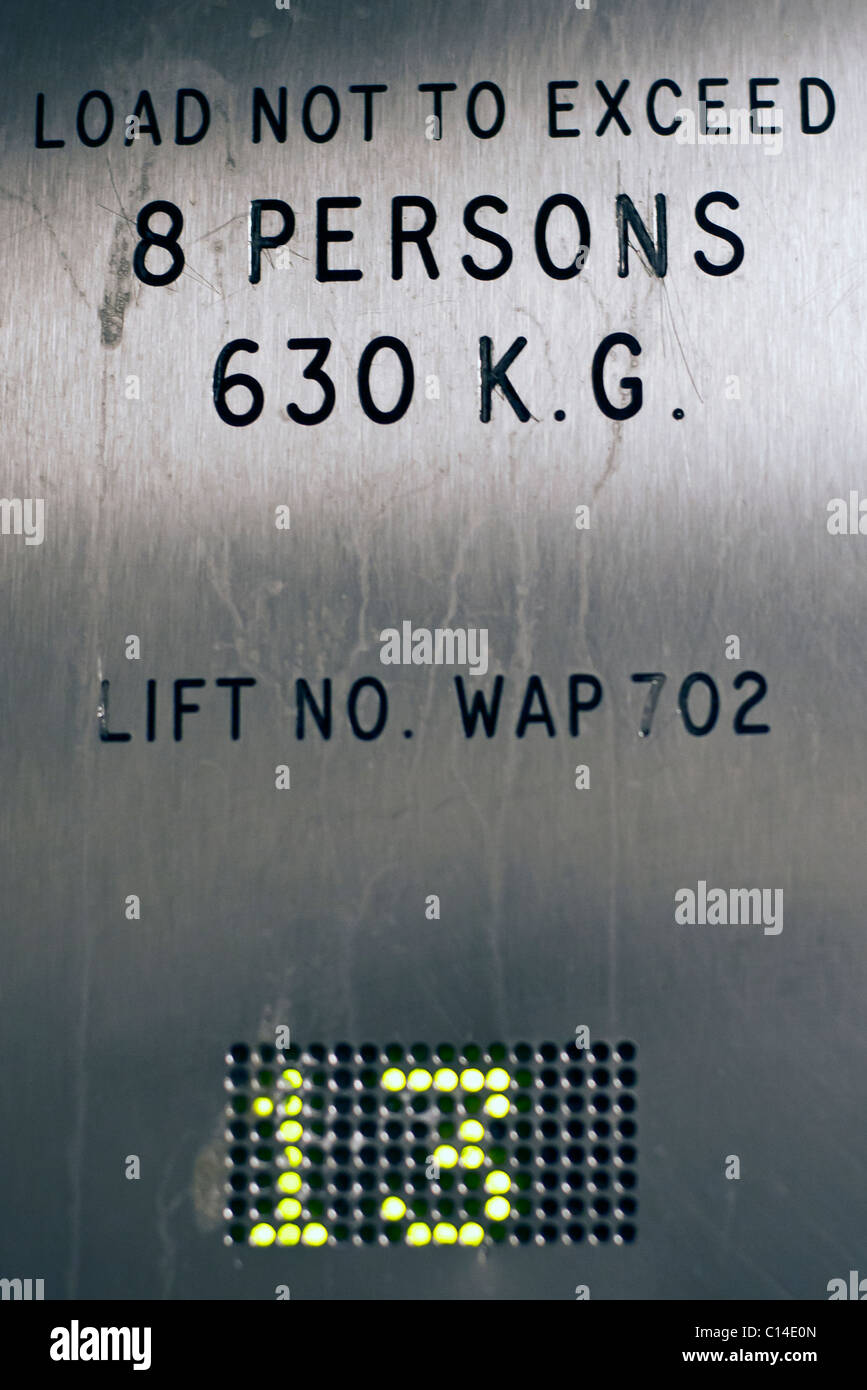 Elevator floor indicator hi-res stock photography and images - Alamy