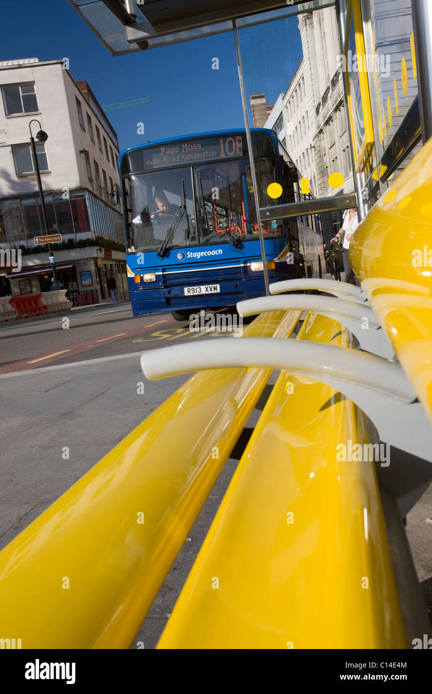 Bus public transport, Liverpool,, Merseyside, UK Stock Photo - Alamy