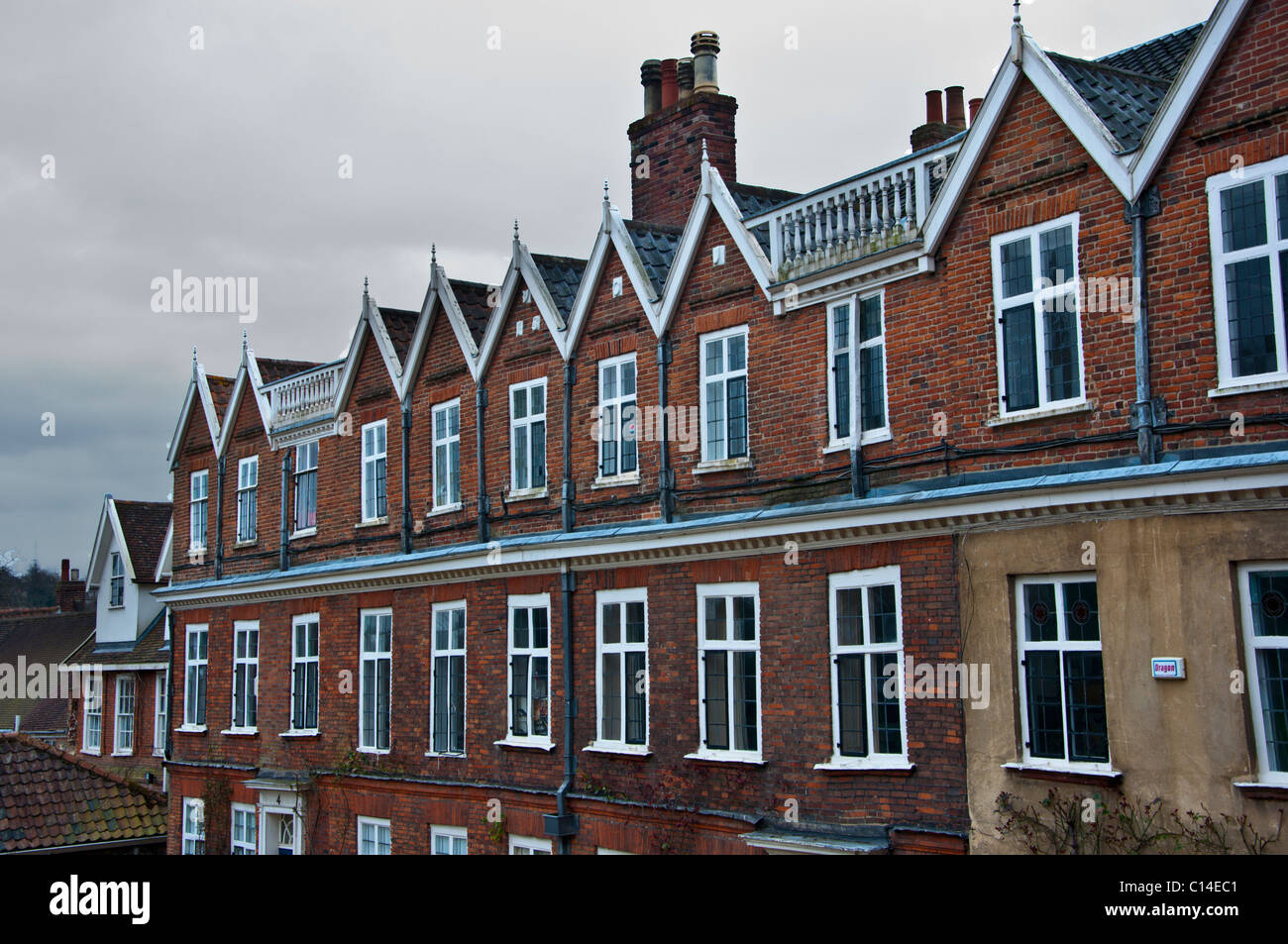 Detail old building Norwich Stock Photo - Alamy