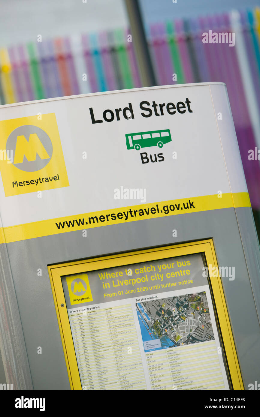 Bus public transport, Liverpool,, Merseyside, UK Stock Photo - Alamy