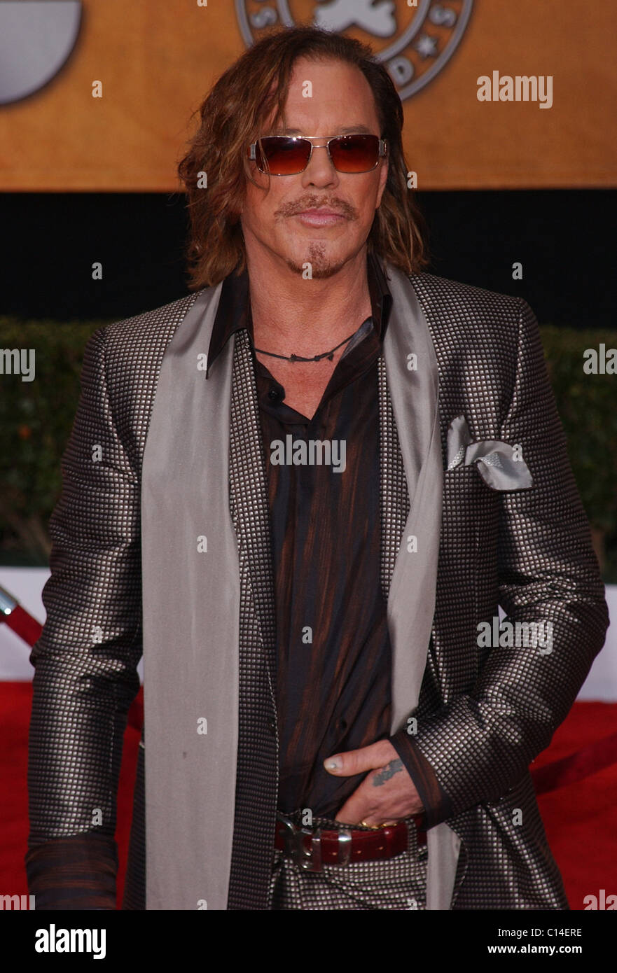 Mickey Rourke 15th Annual Screen Actors Guild Awards held at the Shrine ...