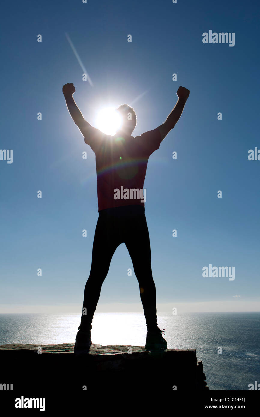 Reaching Up Silhouette Stock Photos & Reaching Up Silhouette Stock ...