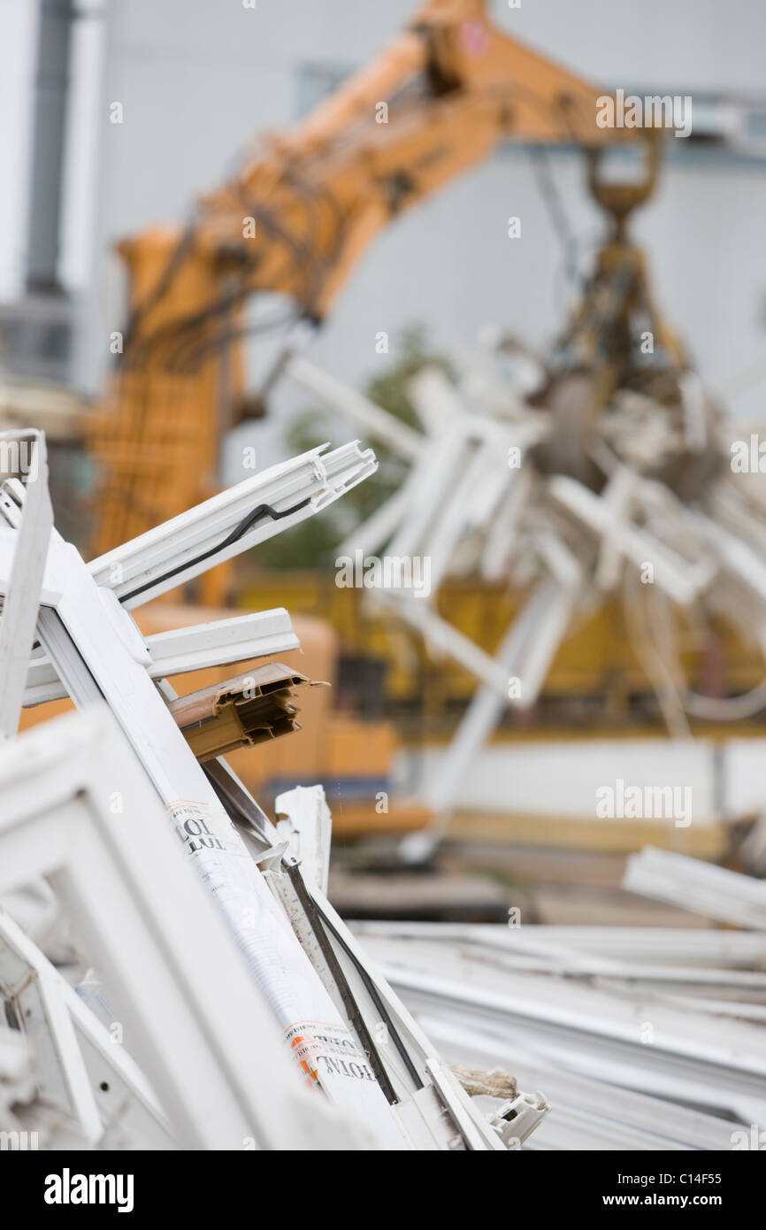 PVC Recycling plant, Manchester, UK Stock Photo - Alamy