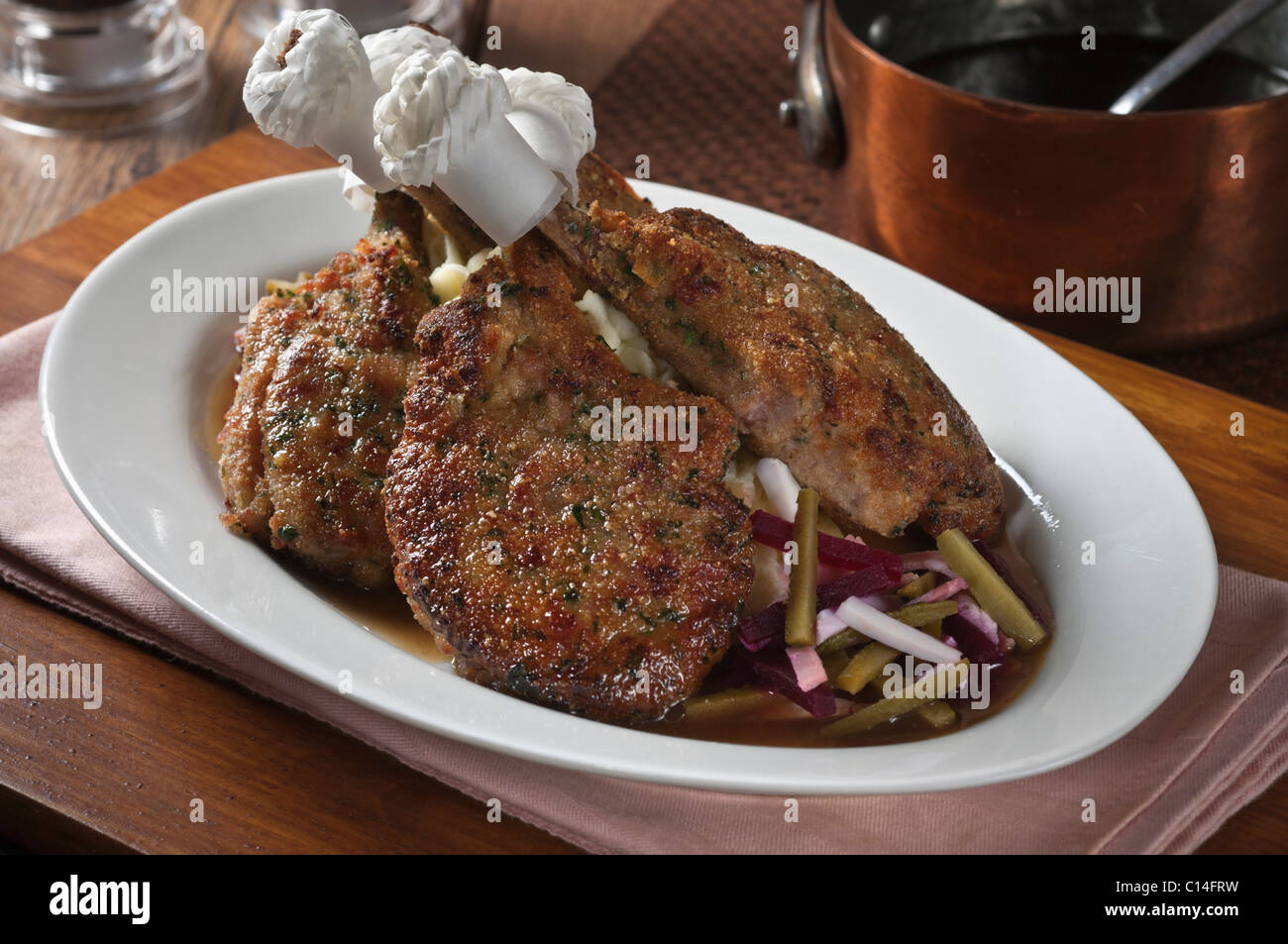 British lamb chops hi-res stock photography and images - Alamy