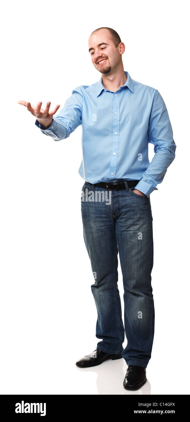 Confident man standing Cut Out Stock Images & Pictures - Alamy