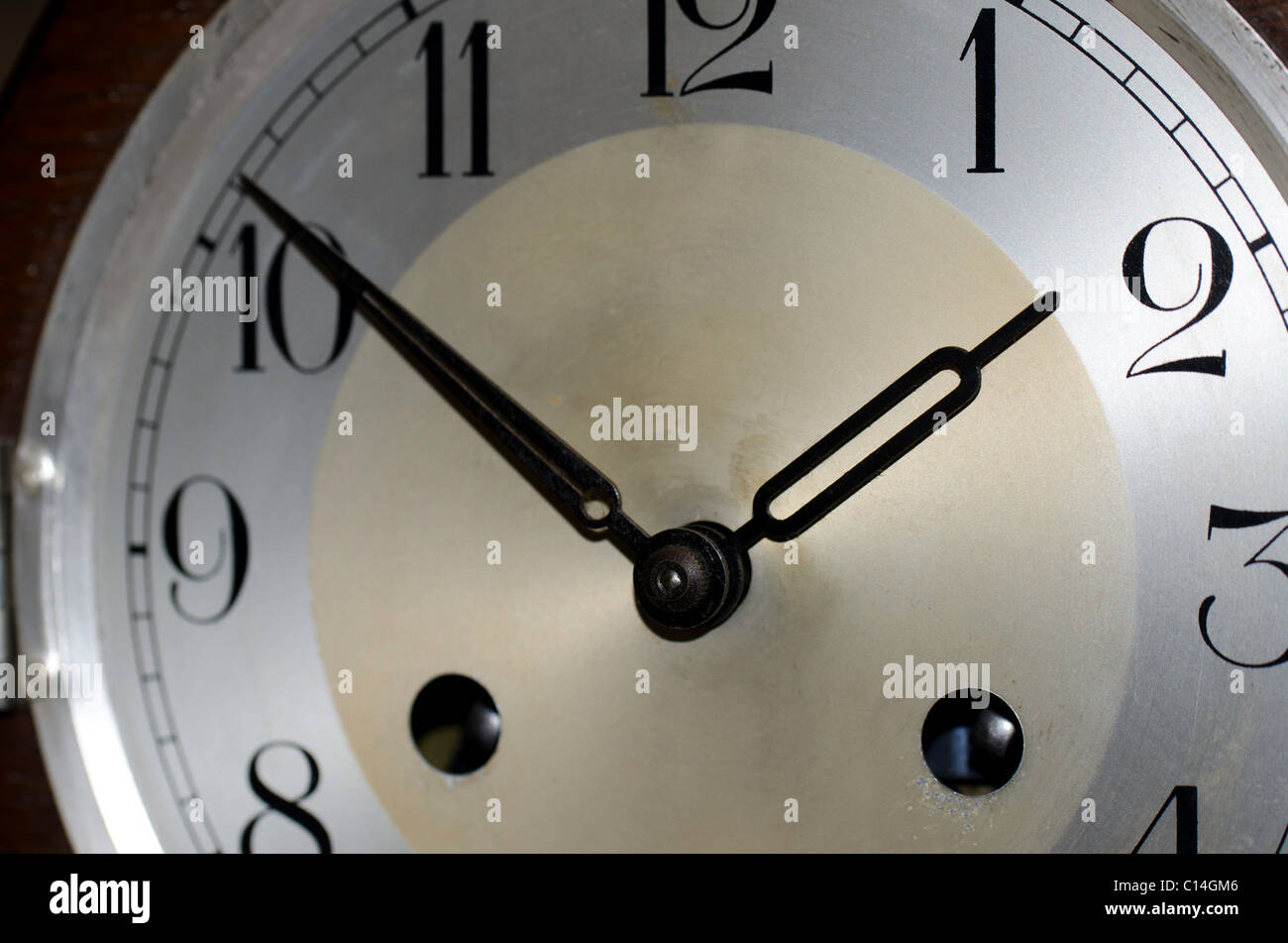 Old analog clock face Stock Photo - Alamy