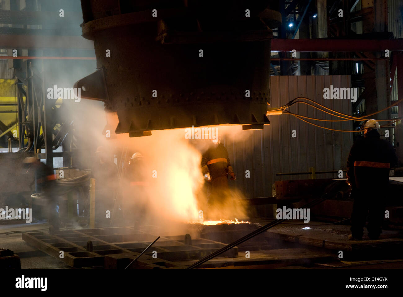 Steel Making at Forgemasters Sheffield UK Stock Photo - Alamy