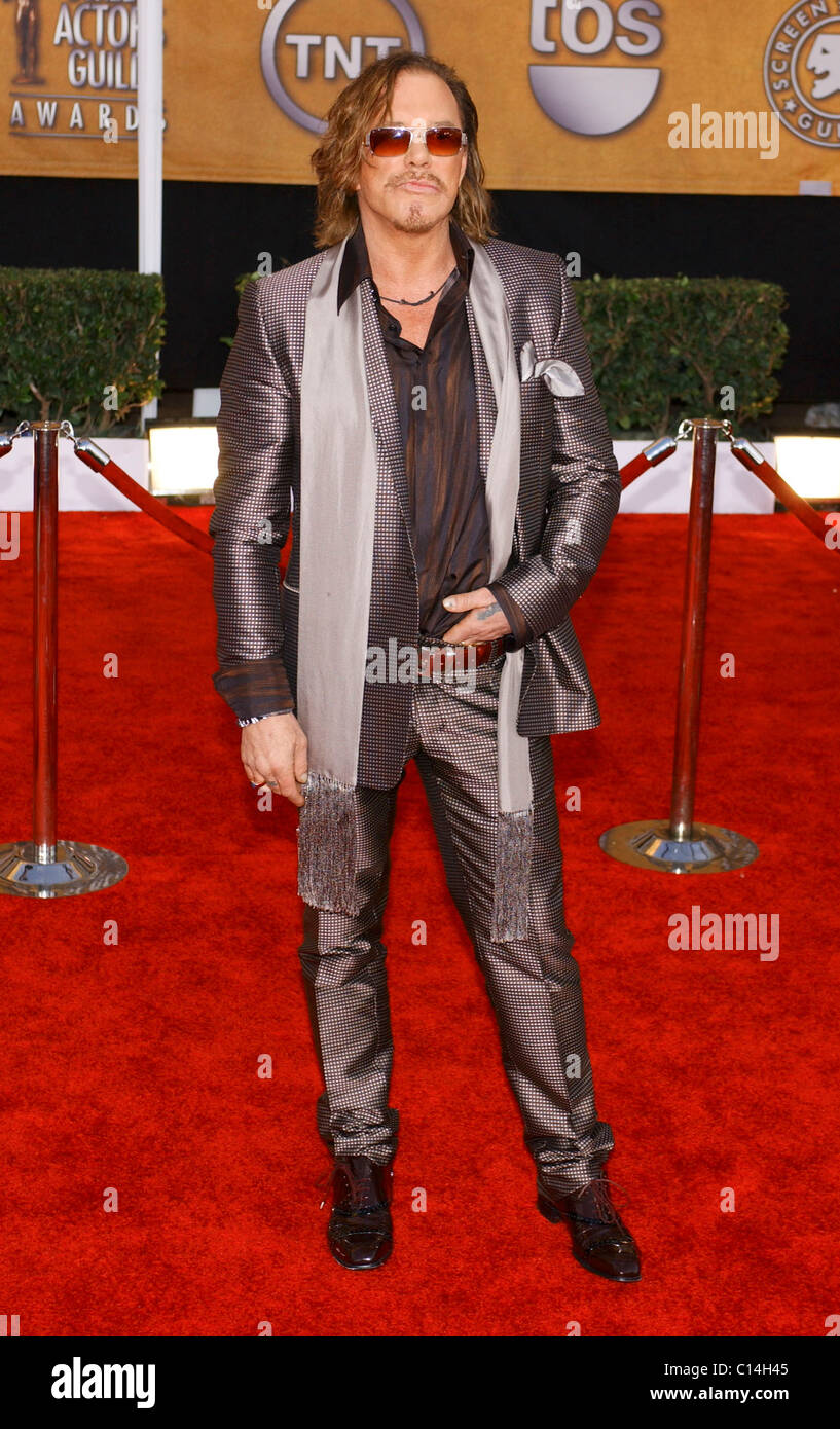 Mickey Rourke 15th Annual Screen Actors Guild Awards held at the Shrine ...