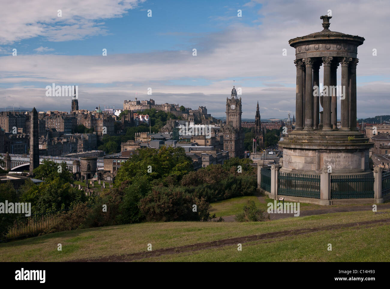 PANORAMA EDINBURGH SCOTLAND UNITED KINGDOM Stock Photo - Alamy
