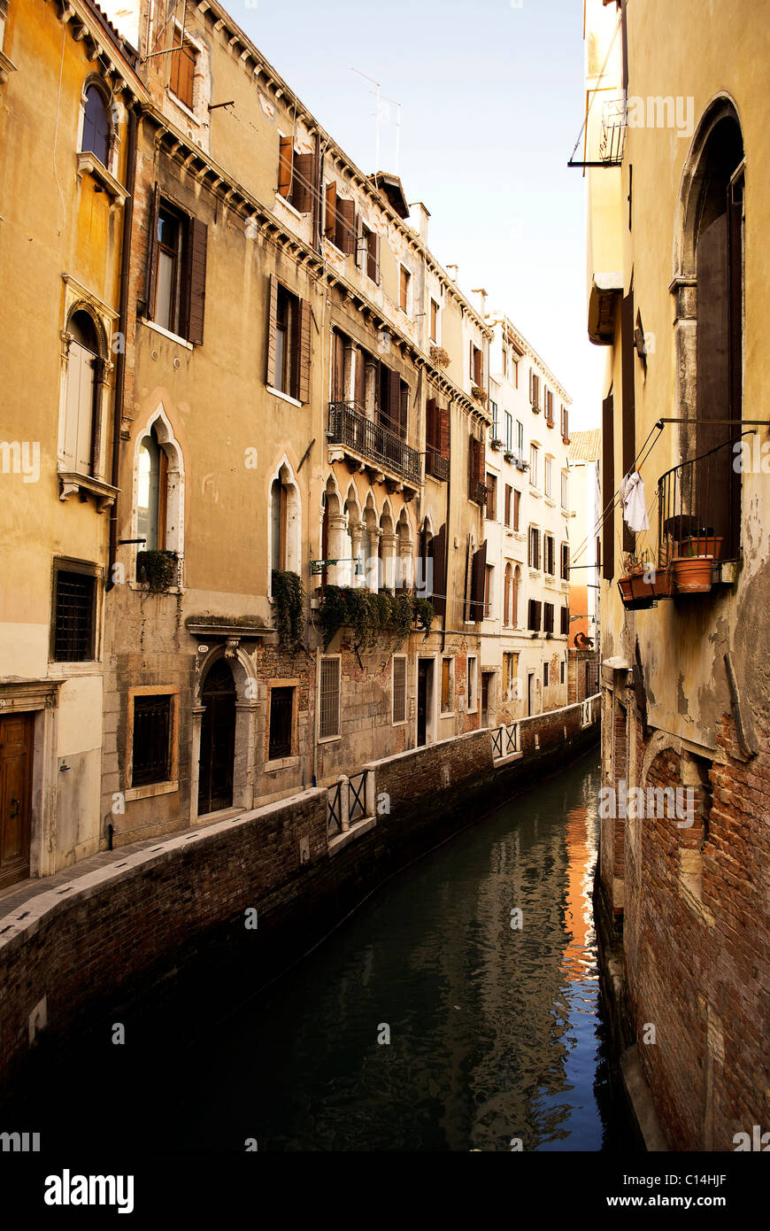 Venice, canals and historic buildings Stock Photo - Alamy