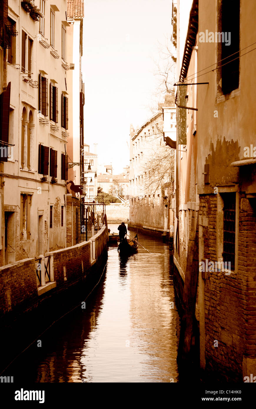 Venice, canals and historic buildings Stock Photo - Alamy