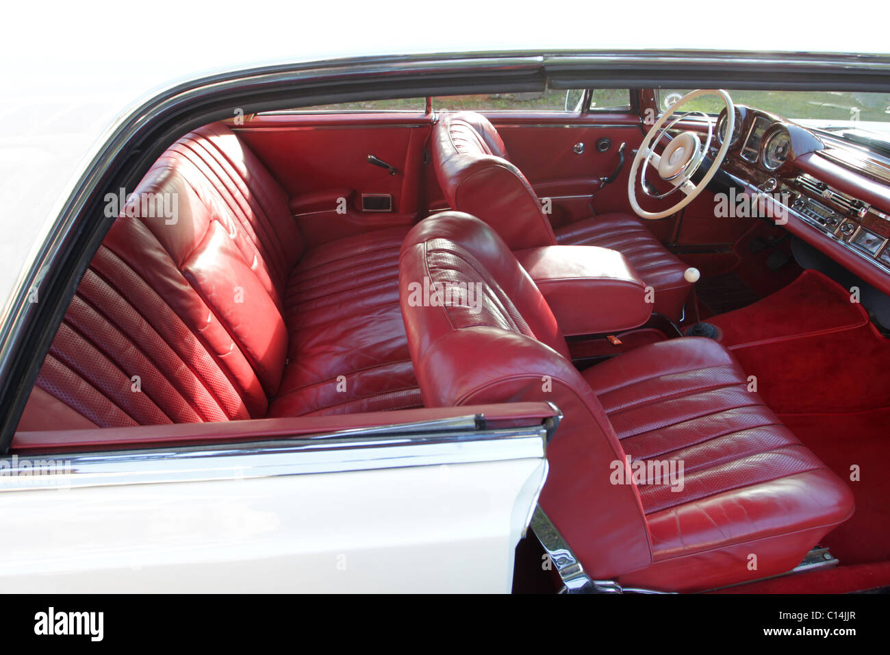 Interior of 1971 Mercedes 220 SE coupe Stock Photo - Alamy
