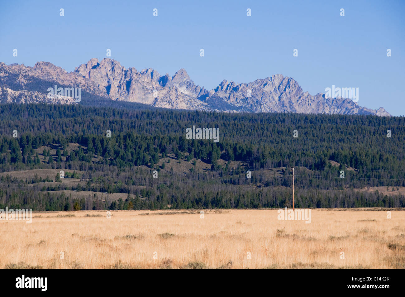 Sawtooth stanley mountains sawtooth national forest home park wolf hi ...