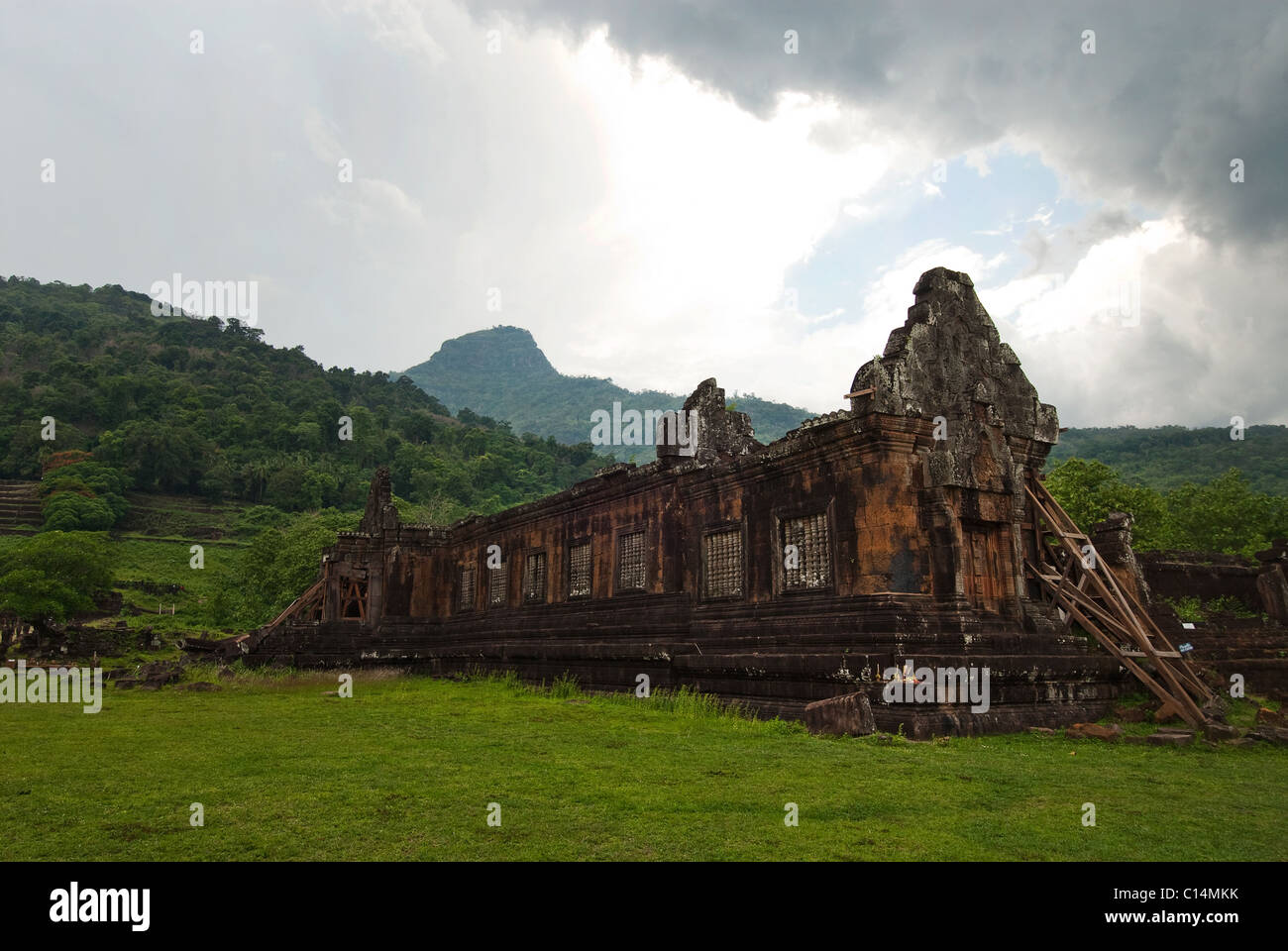 Wat Phou (Phu) . Champassak. Laos Stock Photo - Alamy