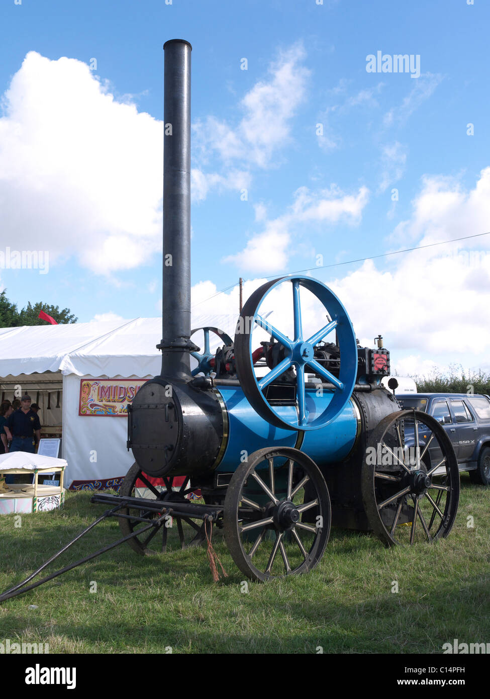 Early portable steam engine on display at Haddenham steam rally ...