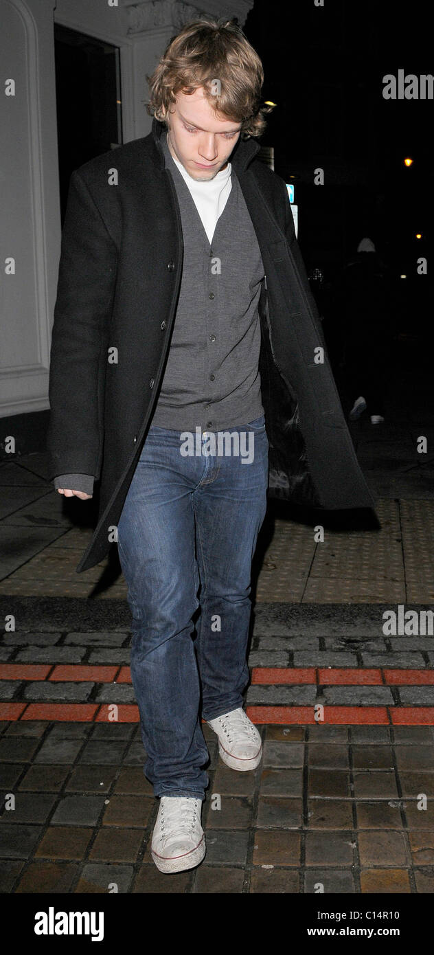 Alfie Allen arrives at a run down flat in East London and spends ...