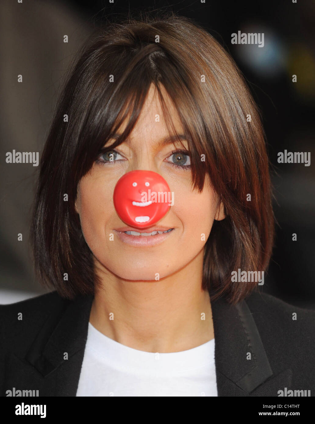 Claudia Winkleman Red Nose Day - press launch held at the Empire ...