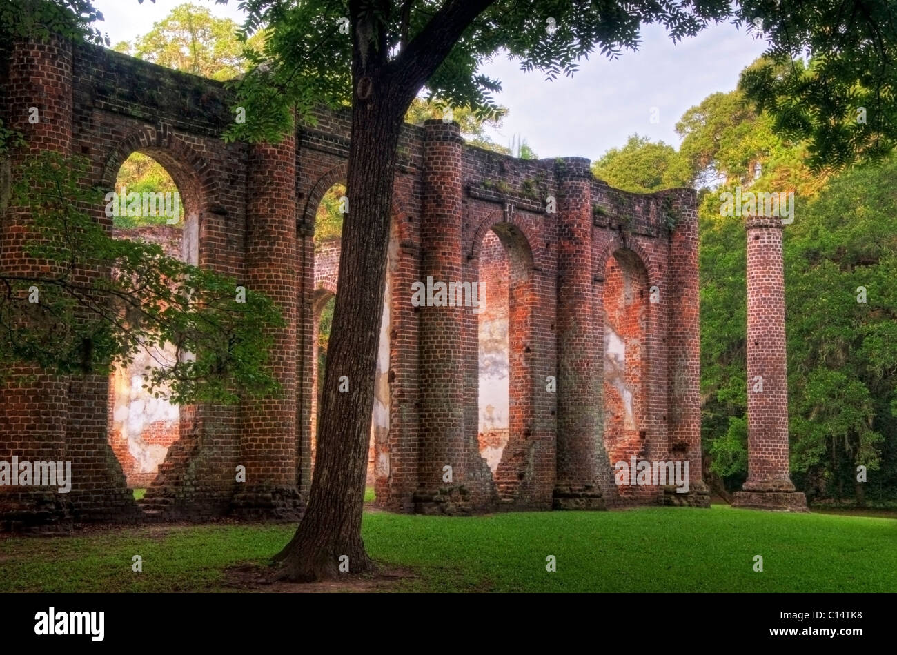 Sheldon ruins south carolina hi-res stock photography and images - Alamy