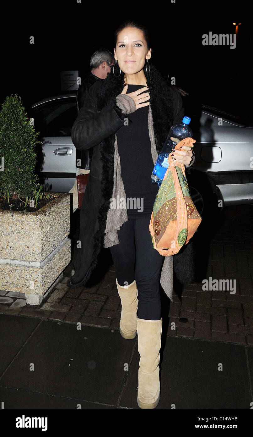 Presenter Amanda Byram arriving at RTE studios Byram is currently co ...