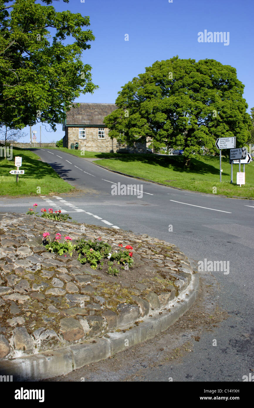Bainbridge village in summer, Wensleydale, Yorkshire Dales, UK Stock ...